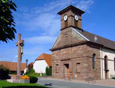 Horloge de l'église de Bessoncourt - Territoire de Belfort